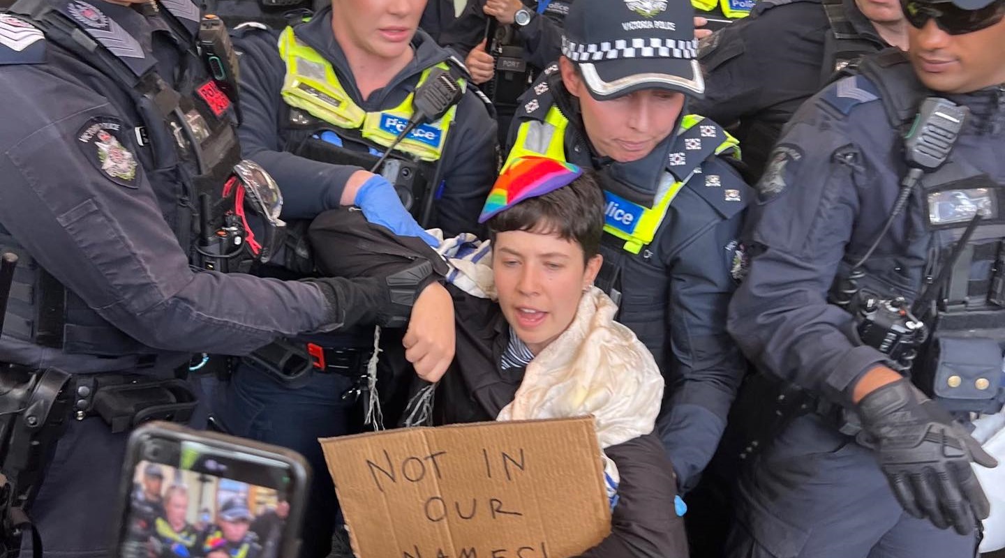 Five arrests made following protest - bay 93.9