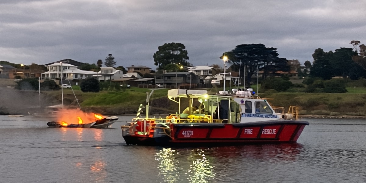 Boat fire comes with reminder - bay 93.9