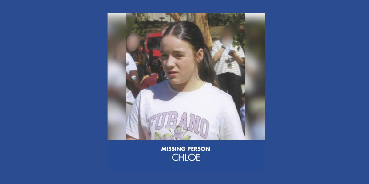 Police search for missing person Chloe - bay 93.9
